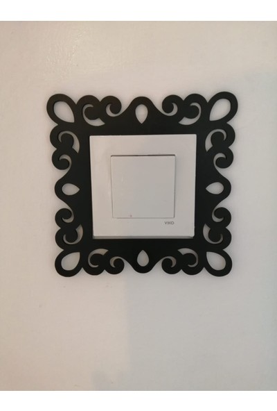 Leylaser Leylazer Desenli Tekli Priz Anahtar Çerçeve Süsü Leylaser Leylazer Desenli Tekli Priz Anahtar Çerçeve Süsü