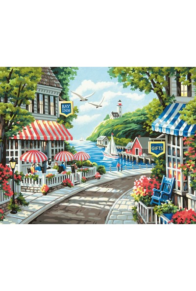 Lily Hobbyland Lilyhobbyland Sayılarla Boyama Seti Çerçevesiz Rulo 40X50 Cm: Tatil Kasabası Lily Hobbyland Lilyhobbyland Sayılarla Boyama Seti Çerçevesiz Rulo 40X50 Cm: Tatil Kasabası