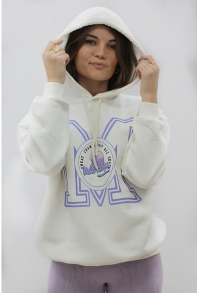 Bonita Collection Kapüşonlu Uzun Kollu Mevsimlik Sweatshirt