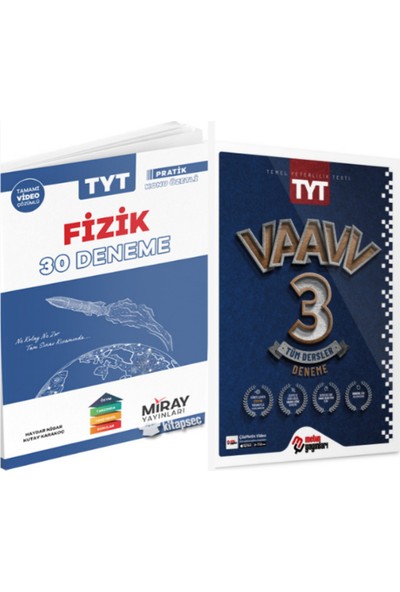 Miray Yayınları TYT Fizik 30 Deneme & Genel Deneme