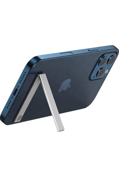 Bipower Bipower Std-18 Portatif Mini Telefon Standı Gümüş Bipower Bipower Std-18 Portatif Mini Telefon Standı Gümüş