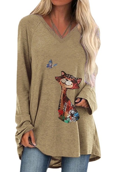 Wonderland Kadın V Yakalı Üstler (Yurt Dışından) Wonderland Kadın V Yakalı Üstler (Yurt Dışından)