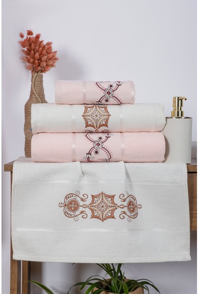 Köse Home Collection 6 Parça Aile Bornoz Seti | Çeyiz Seti | Bornoz Takımı