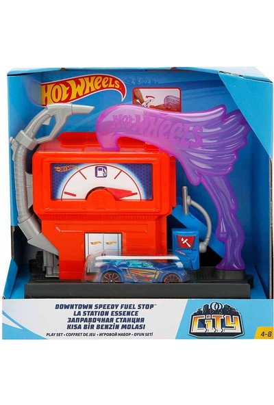 Hot Wheels Şehir Otoparkı Garaj Seti FRH28 - Kısa Bir Benzin Molası Hot Wheels Şehir Otoparkı Garaj Seti FRH28 - Kısa Bir Benzin Molası