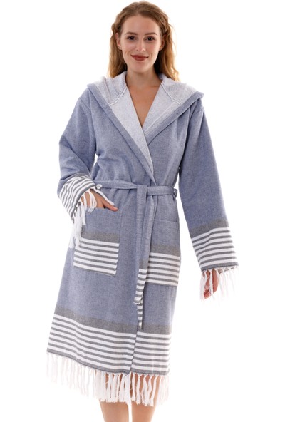 Pamuklu Kapüşonlu Unisex Bornoz | Havlu Peştemal Bornoz Pamuklu Kapüşonlu Unisex Bornoz | Havlu Peştemal Bornoz