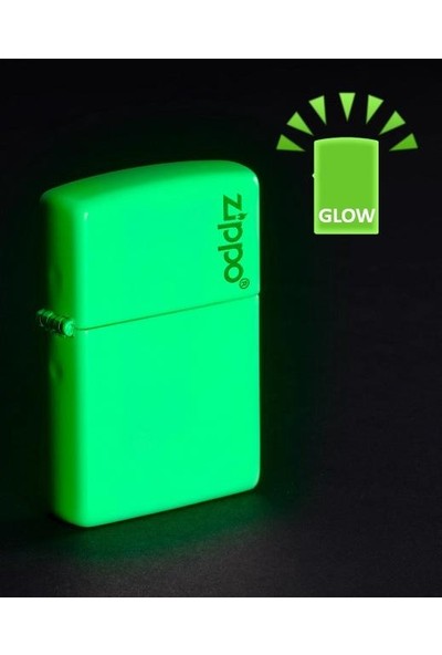 Zippo Glow In The Dark Logo Design Çakmak Zippo Glow In The Dark Logo Design Çakmak
