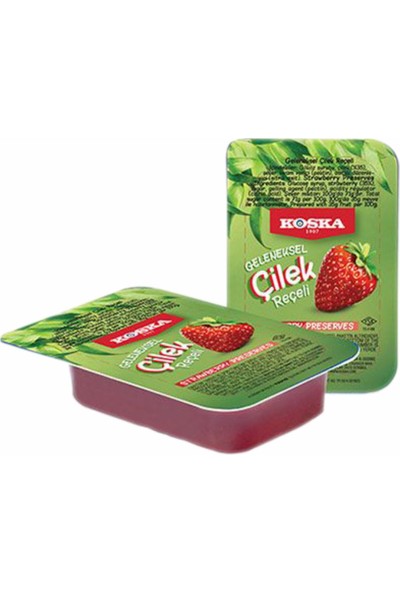 Koska Piknik Reçel (Çilek) 20 gr x 100 Adet Koska Piknik Reçel (Çilek) 20 gr x 100 Adet