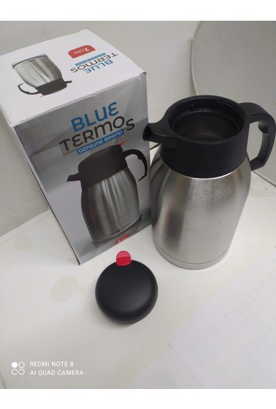 Egonex Egonex-Blue Termos 2 Lt Çelik Termos 2 Saat Sıcak