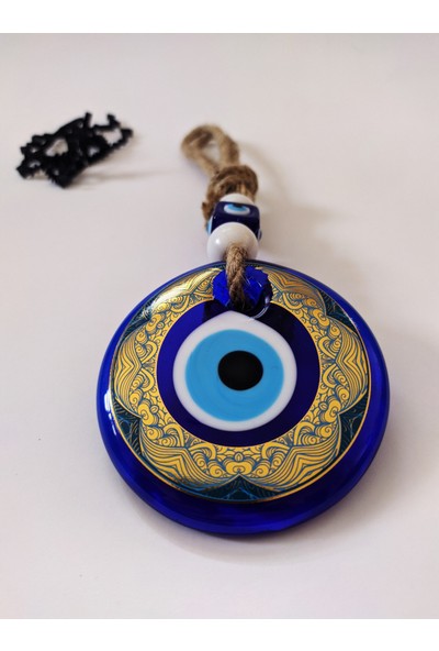 Vakida Shop Desenli, Hasır Ipli 7x7 cm Cam Nazar Boncuk Duvar Süsü Vakida Shop Desenli, Hasır Ipli 7x7 cm Cam Nazar Boncuk Duvar Süsü