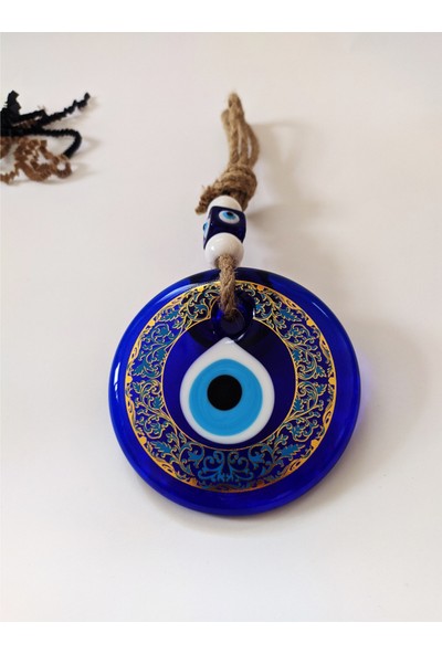 Vakida Shop Desenli, Hasır Ipli 9x9 cm Cam Nazar Boncuk Duvar Süsü Vakida Shop Desenli, Hasır Ipli 9x9 cm Cam Nazar Boncuk Duvar Süsü