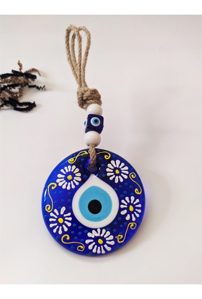 Vakida Shop Desenli, Hasır Ipli 9x9 cm Cam Nazar Boncuk Duvar Süsü Vakida Shop Desenli, Hasır Ipli 9x9 cm Cam Nazar Boncuk Duvar Süsü