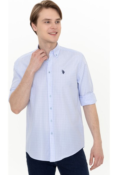 Erkek Mavi Gömlek Uzunkol 50249880-VR003