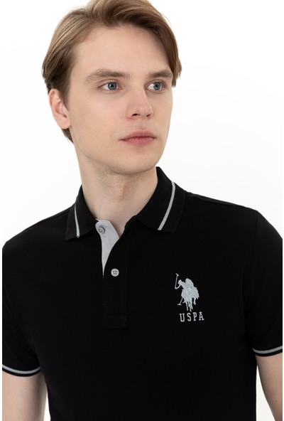 Erkek Siyah T-Shirt Basic 50247371-VR046