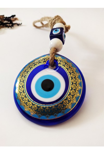 Vakida Shop Desenli, Hasır Ipli 9x9 cm Cam Nazar Boncuk Duvar Süsü Vakida Shop Desenli, Hasır Ipli 9x9 cm Cam Nazar Boncuk Duvar Süsü