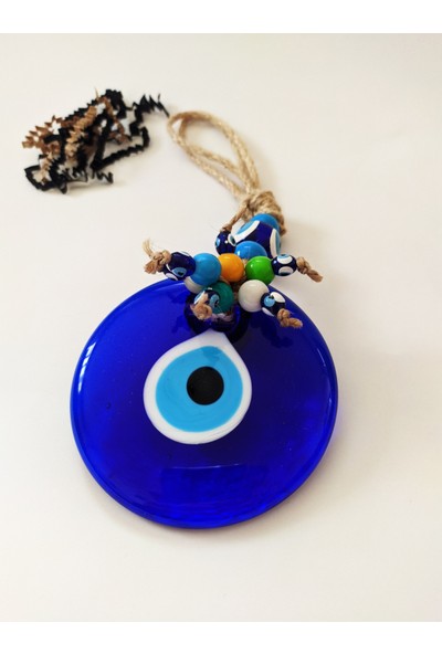 Vakida Shop Desenli, Hasır Ipli 8x8 cm Cam Nazar Boncuk Duvar Süsü Vakida Shop Desenli, Hasır Ipli 8x8 cm Cam Nazar Boncuk Duvar Süsü