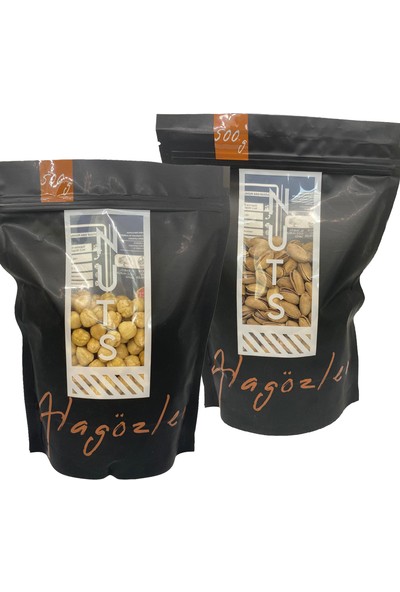 Alagözler Antep Fıstığı 500 gr + Fındık Içi 500 gr