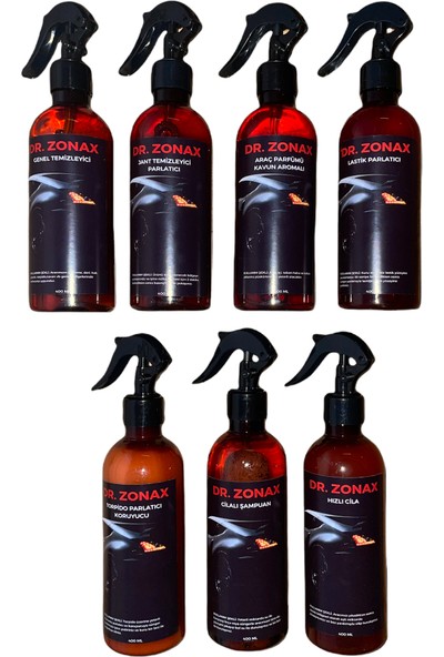 Dr. Zonax Oto Bakım ve Temizlik Ürünleri 7 Adet