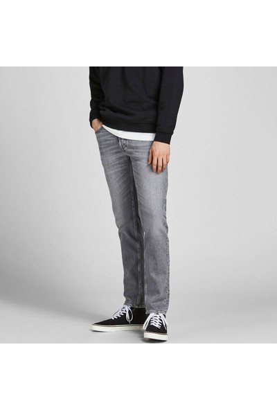 Jack & Jones Clark Erkek Gri Jean Pantolon (12204314-GRED) Jack & Jones Clark Erkek Gri Jean Pantolon (12204314-GRED)