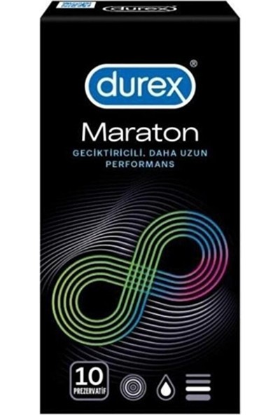 Durex Maraton Prezervatif 10'lu Durex Maraton Prezervatif 10'lu