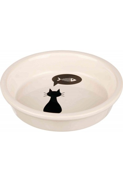 Trixie Kedi Seramik Mama ve Su Kabı 0,25LT. , 13CM