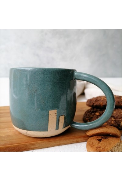 Kriya Herbs Co Seramik Kahve Fincanı El Yapımı Stoneware
