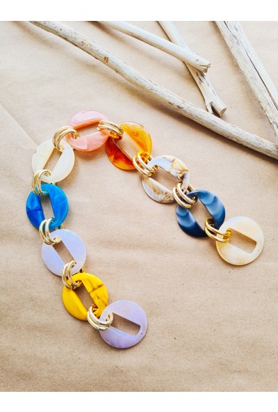 Kecelemecele Punch Akrilik Özel Çanta Sapı 40 cm