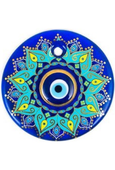 Efece Aksesuar Çift Taş Çini Desen Duvar Süsü