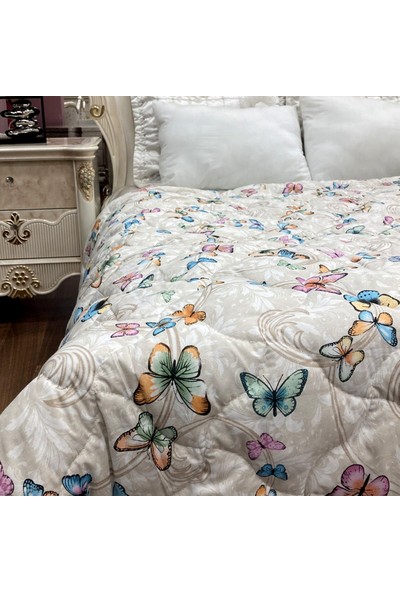 Örtü Tekstil Battal Boy 215X225 3,5 kg El Sarması Lüks Ranforce Kumaş Sarı Örtü Tekstil Battal Boy 215X225 3,5 kg El Sarması Lüks Ranforce Kumaş Sarı