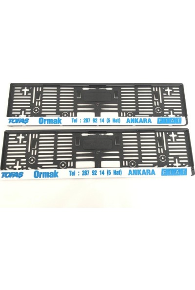 Opar Tofaş Opar Kabartmalı Plakalık Takımı (2 Adet)