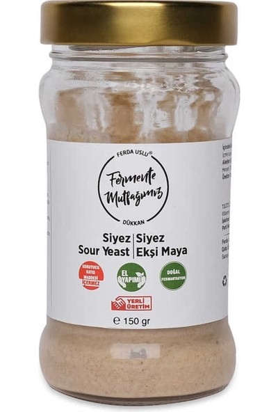 Fermente Mutfağım Siyez Ekşi Maya