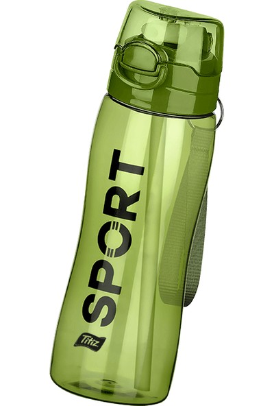 Retroom Policarbon Sporcu Matara, Pipetli Su ve Detoks Su Şişesi Titiz Rio 750 ml Yeşil Retroom Policarbon Sporcu Matara, Pipetli Su ve Detoks Su Şişesi Titiz Rio 750 ml Yeşil