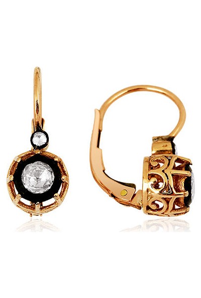 SembolGold 0.38 Karat Elmas Küpe