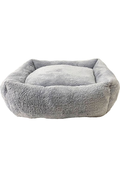 Sengenegel Kedi Yatağı Peluş Kare