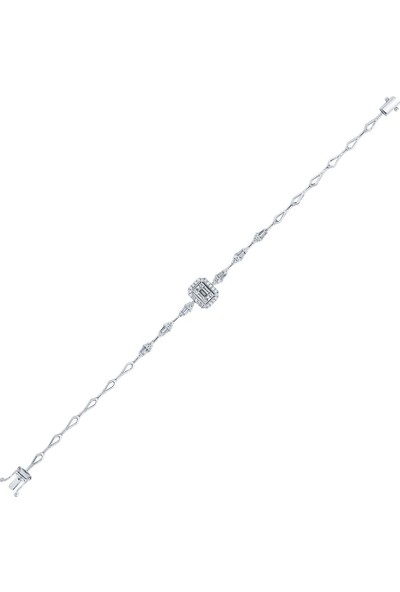 SembolGold 0.79 Karat Pırlanta Baget Bileklik