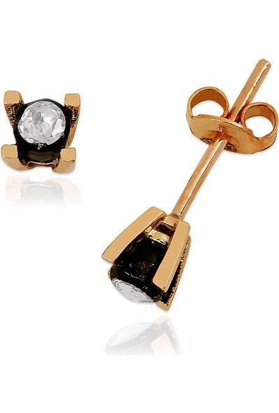 SembolGold 0.32 Karat Elmas Küpe