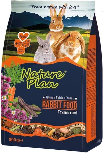 Nature Plan Tavşan Yemi 800 gr Nature Plan Tavşan Yemi 800 gr