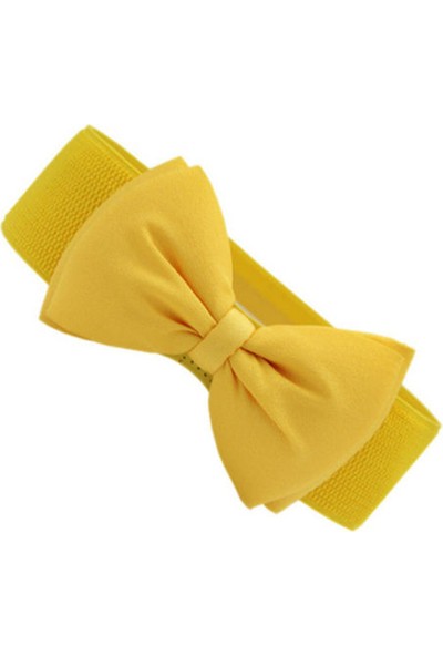 Luxuitems Kadın Bowknot Bel Kemeri (Yurt Dışından)