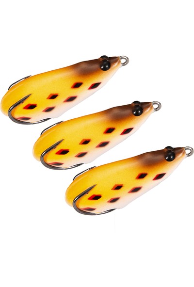 3 Adet Silikon Kauçuk Yumuşak Balıkçılık Lures Yapay