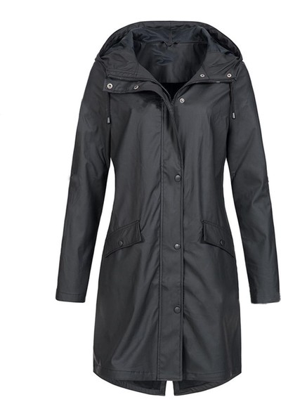 Strade Store Bayan Yağmur Ceket Su Geçirmez Açık Kapüşonlu Ceket Yağmurluk Hood M Siyah Strade Store Bayan Yağmur Ceket Su Geçirmez Açık Kapüşonlu Ceket Yağmurluk Hood M Siyah