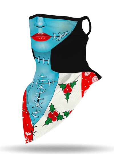 KKmoon Kulak Döngüler ile Boyun Körüğü Elastik Nefes Yüz Kapak