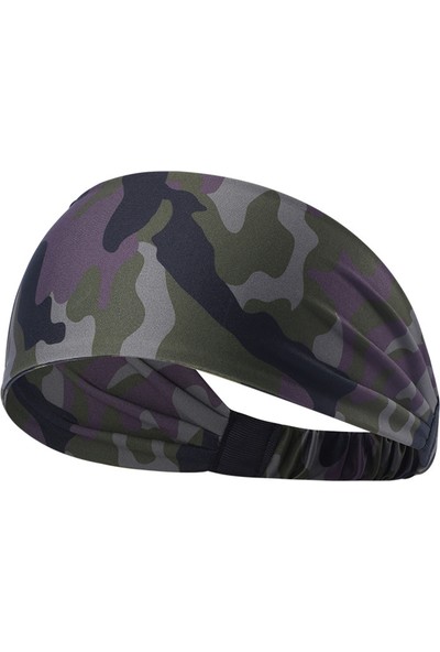 KKmoon Spor Kafa Bandı Hızlı Kuruyan Ter Bandı Saç Bandı Yüksek