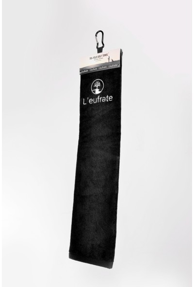 L'eufrate Tri-Fold Golf Havlusu Siyah L'eufrate Tri-Fold Golf Havlusu Siyah