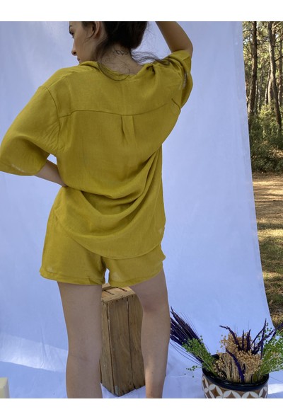 The Goff Hardal Keten Gömlek