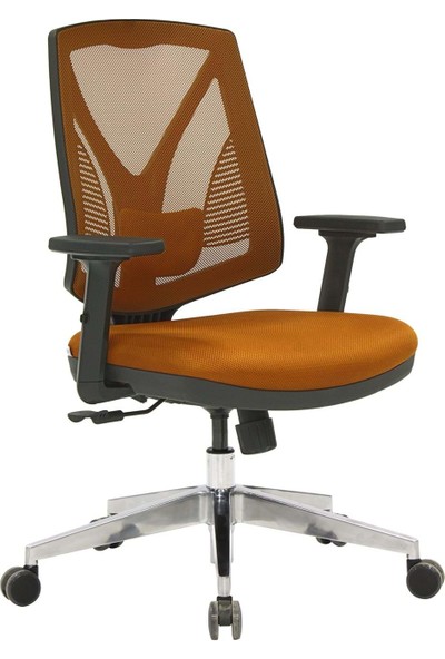 Uzay Ofis Bello Şef Koltuğu- Bel Destekli Ayarlanablir Kolçak - Camel