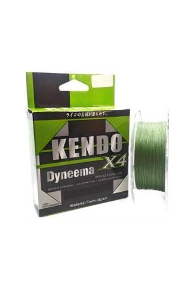 Kendo Dynema 4 Örgü 120MT (Green) Ip Misina Kendo Dynema 4 Örgü 120MT (Green) Ip Misina