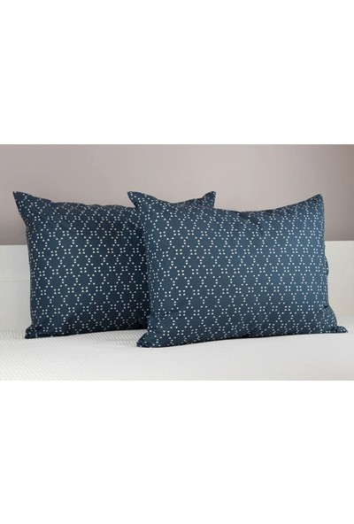 Yastık Kılıfım Üçgen Desenli Yeşil Pamuk Fermuarlı 2 Adet Yastık Kılıfı Yastık Kılıfım Üçgen Desenli Yeşil Pamuk Fermuarlı 2 Adet Yastık Kılıfı