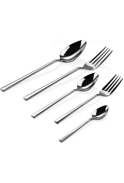 Rossel Premium Çubuk 60 Parça Çatal Kaşık Takımı ( Bıçaksız )