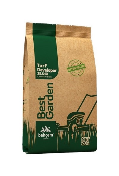 Gübretaş Bahçem Bestgarden Turfdeveloper (25.5.10) Çim Bakım Gübresi 20 kg