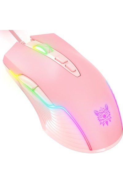 Onıkuma CW905 Kablolu Oyun Mouse - Pembe (Yurt Dışından) Onıkuma CW905 Kablolu Oyun Mouse - Pembe (Yurt Dışından)