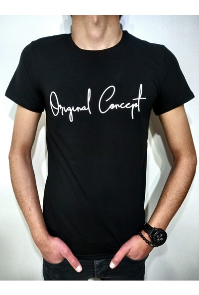 Magic Erkek Siyah Tişört